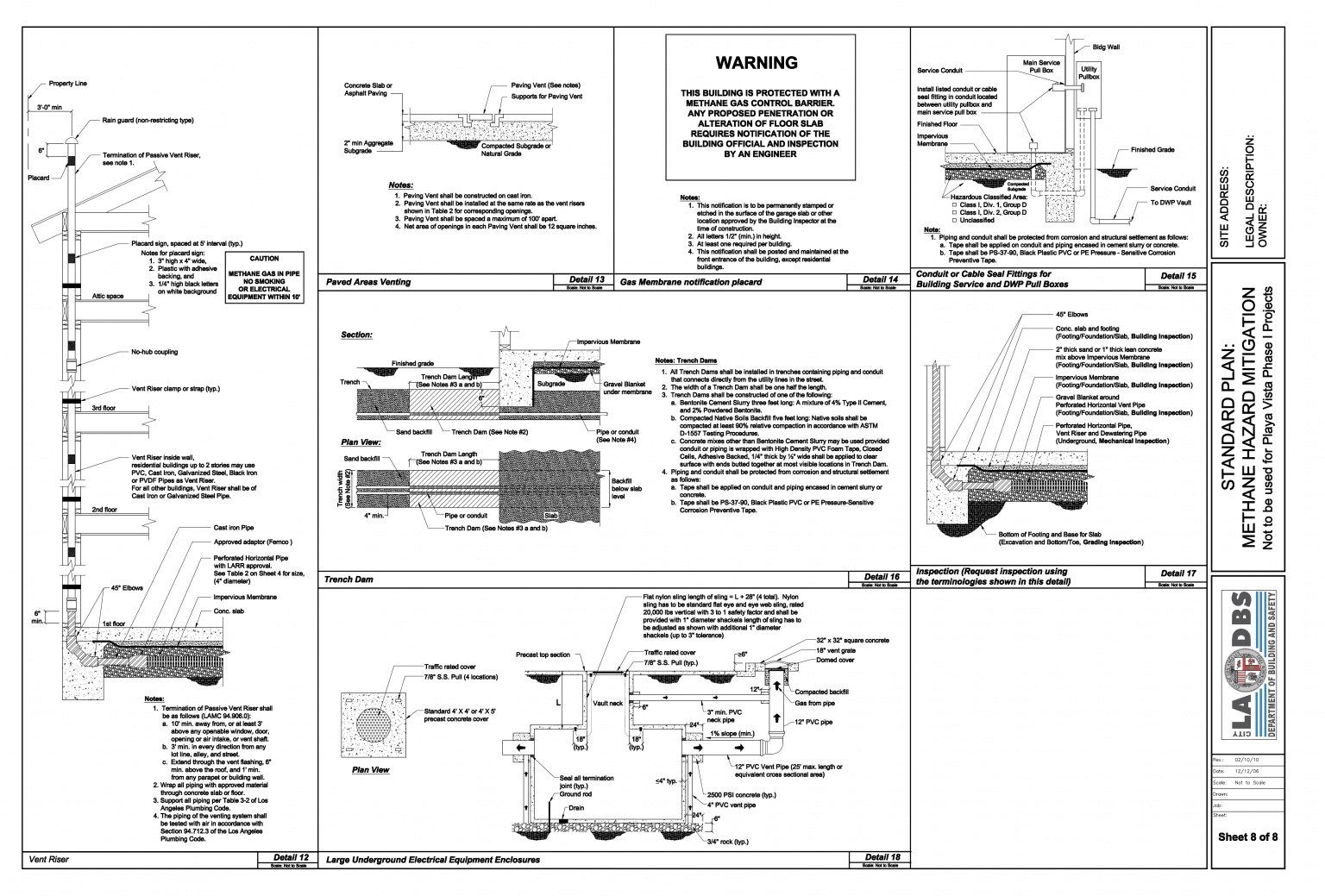 City of Los Angeles Methane Mitigation Standards LADBS Plan Page 8 ... City of Los Angeles Methane Mitigation Standards LADBS Plan Page 8 ...
